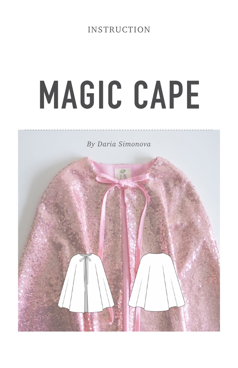 Magic Cape Pattern, DIY kids cloak | mrsjun.com