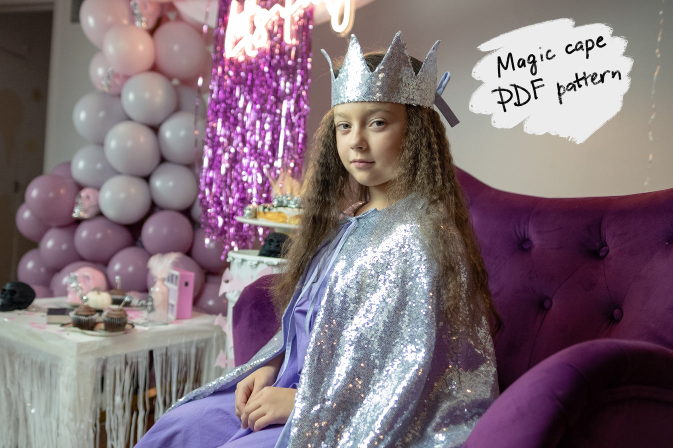 Magic Cape Pattern, DIY kids cloak | mrsjun.com